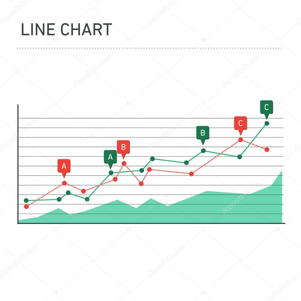 Conceptual infographic line and area chart Stock Vector by ©HonzaHruby ...