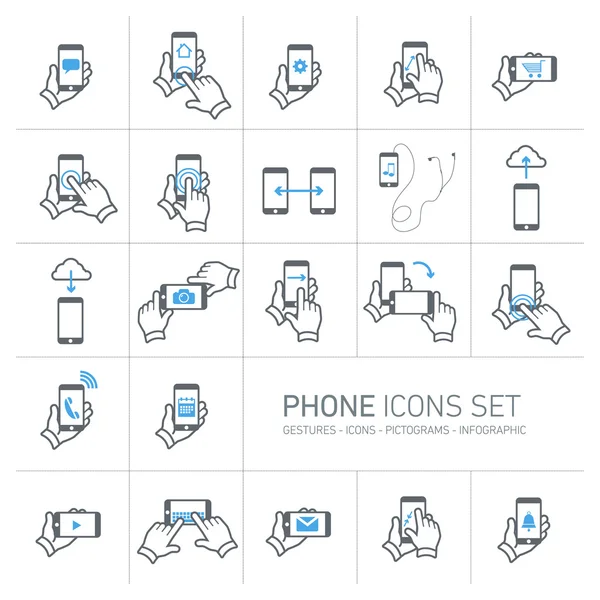 Hand icons set Stock Vector by ©HonzaHruby 68578659