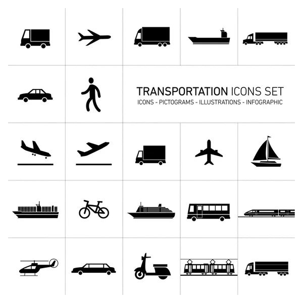 Transport pictograms Vector Art Stock Images | Depositphotos