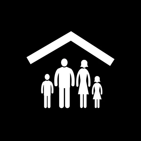 Family at home icon Stock Vector Image by ©HonzaHruby #68579117