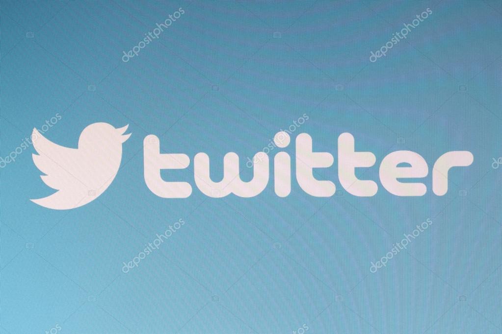 Logo de Twitter — Foto editorial de stock © dolphfynlow #74393297