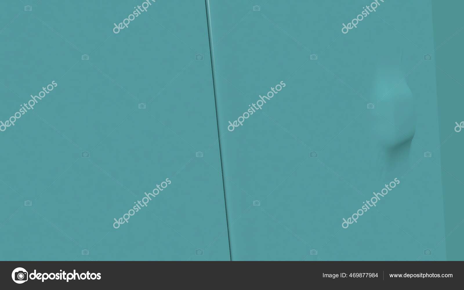 Illustration Render Blue Fabric Falling Cover Mysterious Object — Stock ...