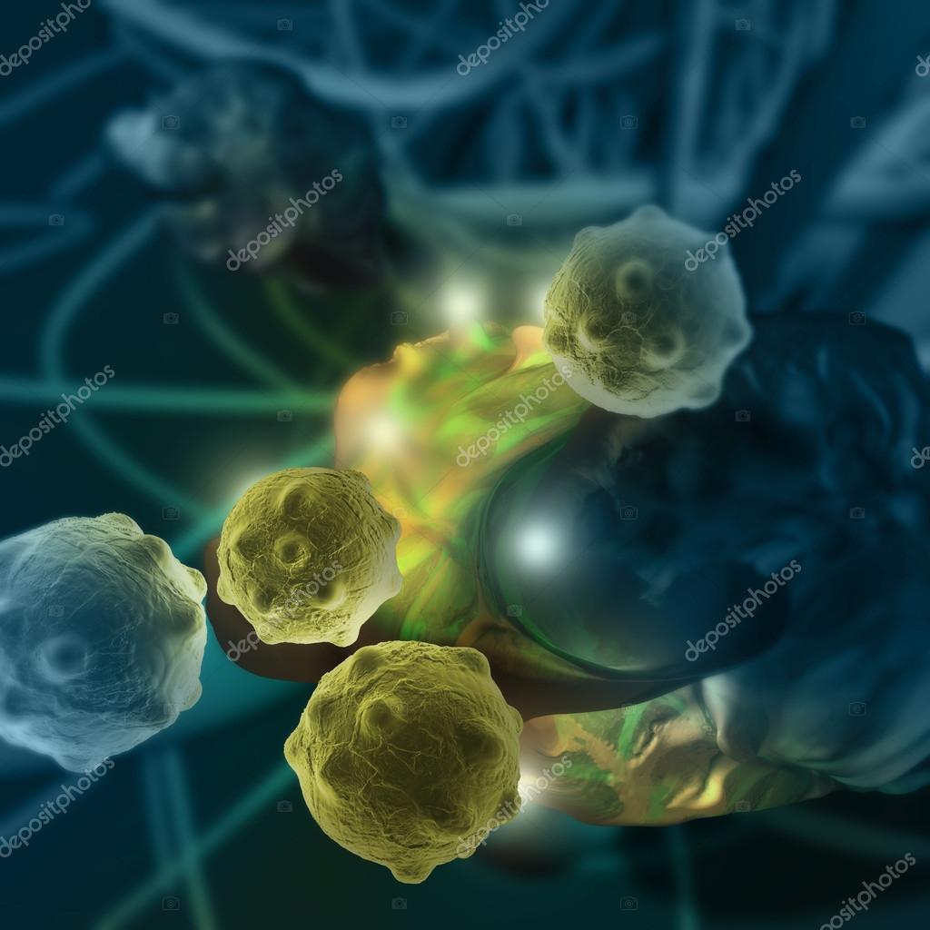 Cancer cell ⬇ Stock Photo, Image by © vitanovski #57357723