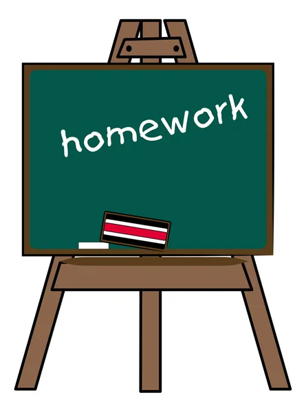 Easel chalkboard with graduation cap Stock Vector Image by ©willeecole ...