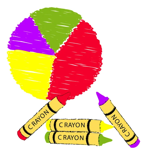 Circle graph with pencil Stock Vector Image by ©willeecole #51807131