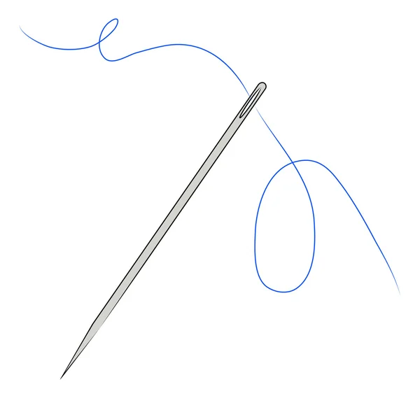 Sewing needle — Stock Vector © willeecole #51808605