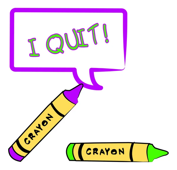 I quit, Royalty-free I quit Vector Images & Drawings | Depositphotos®
