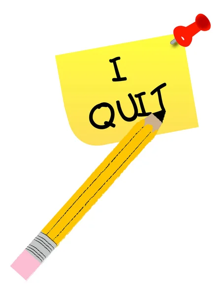 I quit, Royalty-free I quit Vector Images & Drawings | Depositphotos®