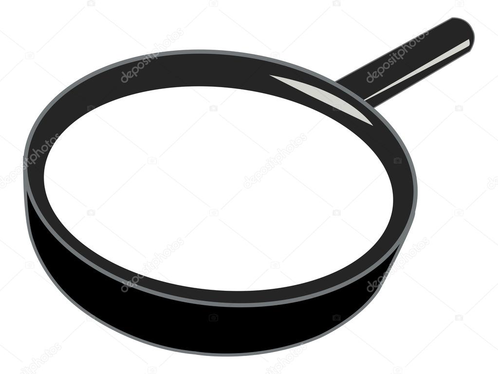 Black magnifying glass Stock Vector Image by ©willeecole #51808297