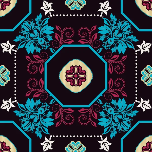 Geometrical tile pattern. Ornamental background Stock Vector, Royalty ...