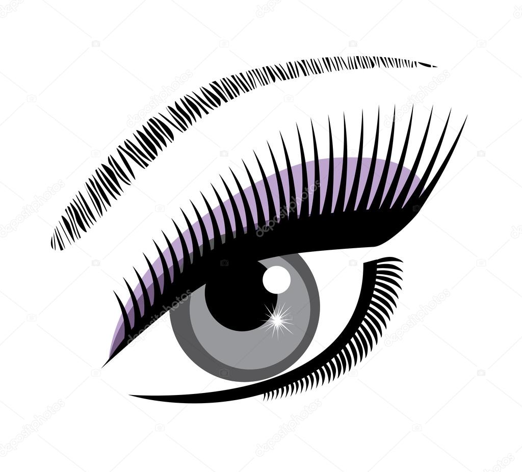 Vector Beautiful Eye Stock Vector Image by ©lilac-design #119242548