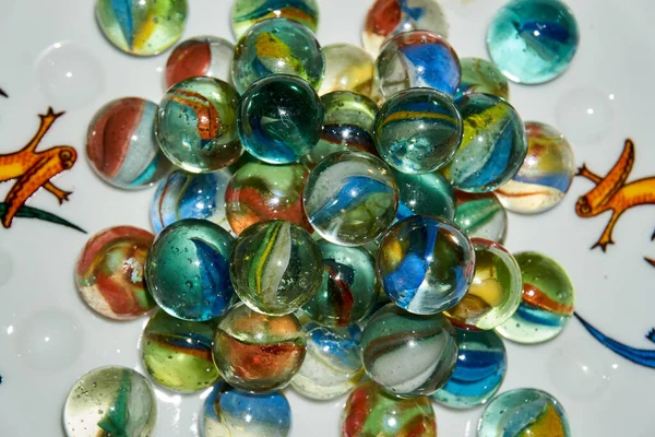 Photos of vintage marbles solid colors Foto Stock, Photos of vintage ...