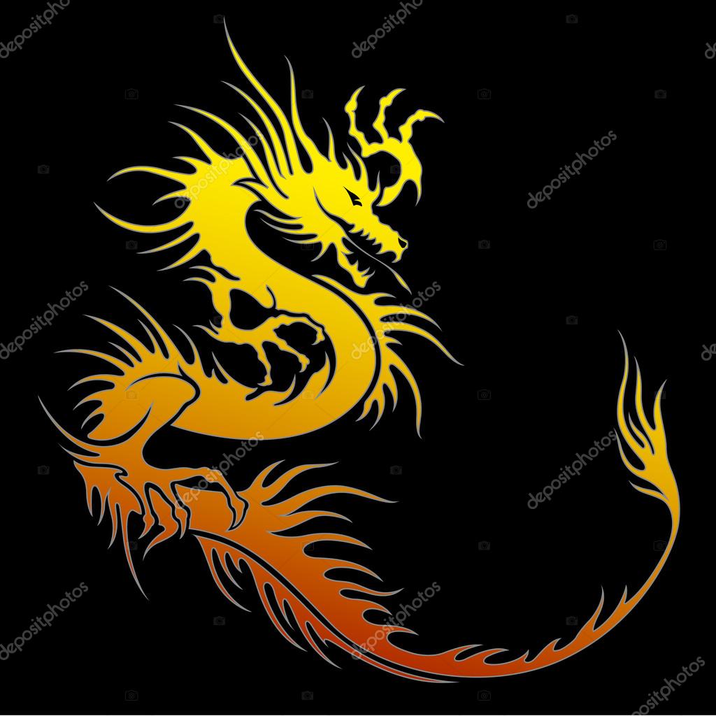 Dragon illustration object Stock Illustration by ©daicokuebisu #118339356