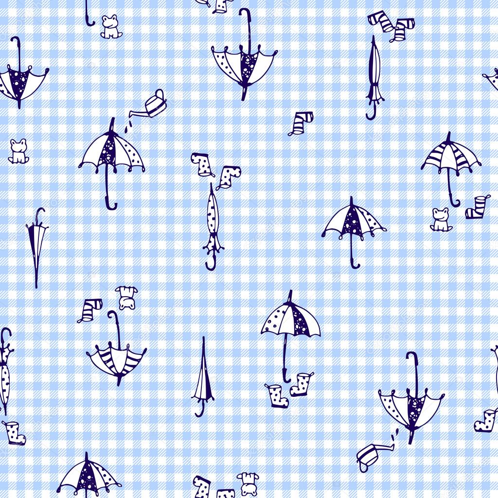 Illustration pattern of umbrella Stock Vector Image by ©daicokuebisu ...