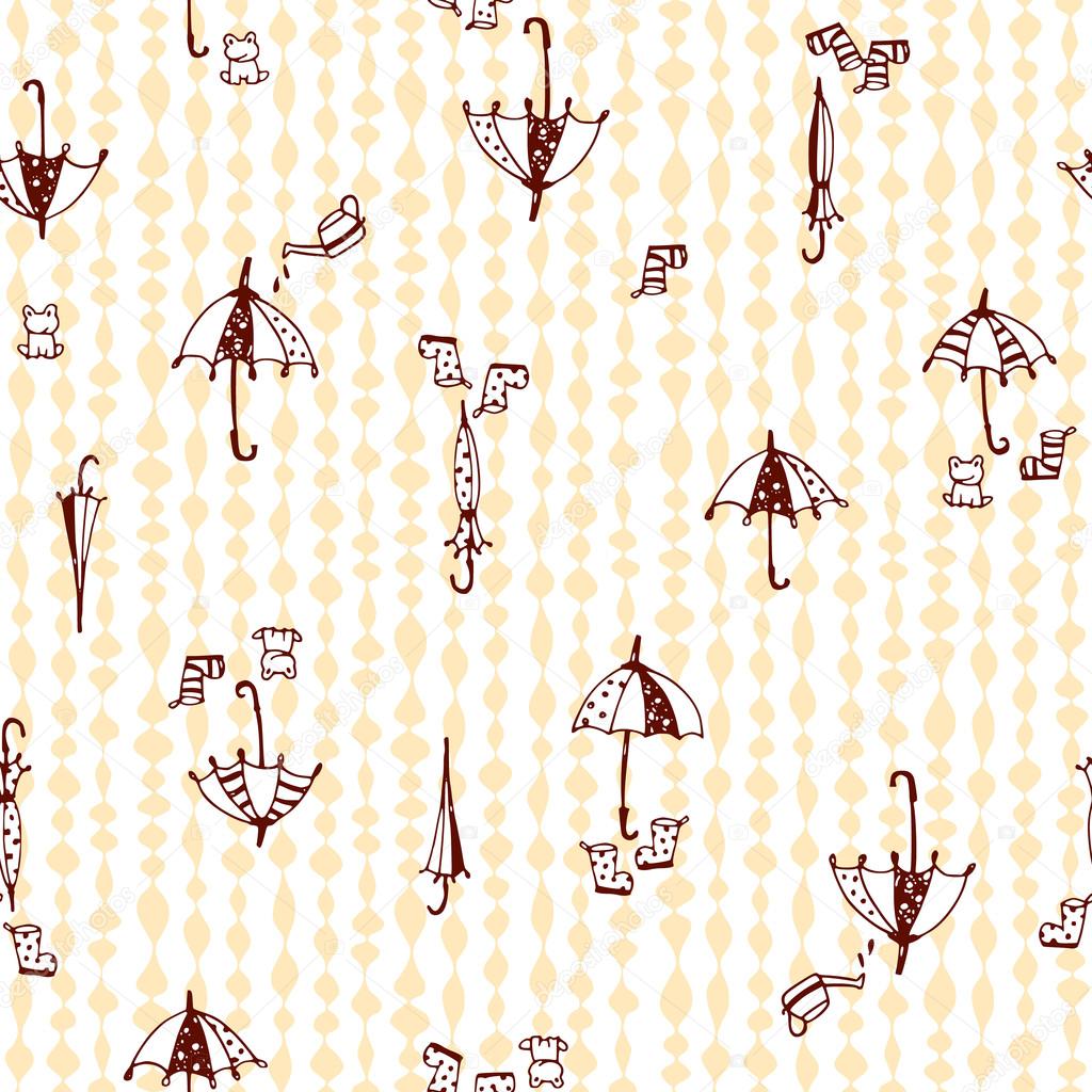 Illustration pattern of umbrella Stock Vector Image by ©daicokuebisu ...