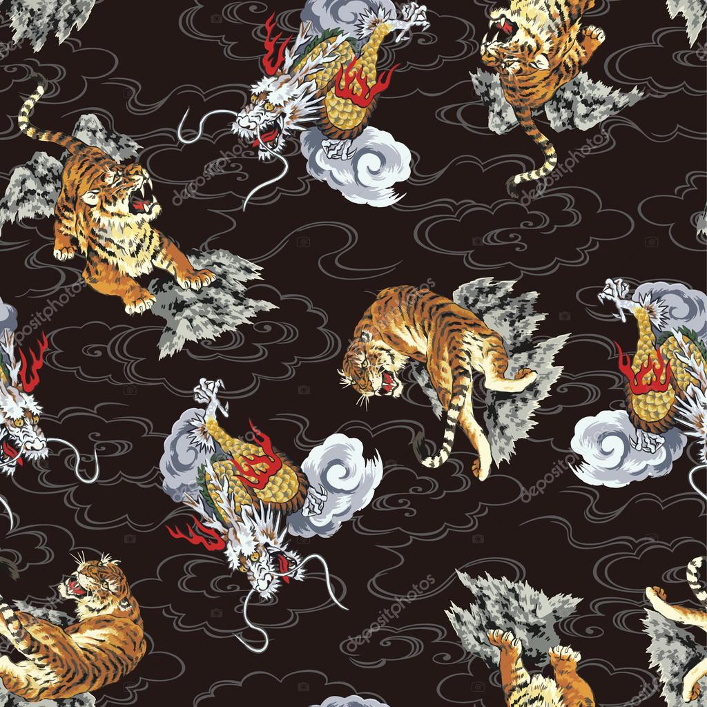 Japanese Traditional Tiger Art