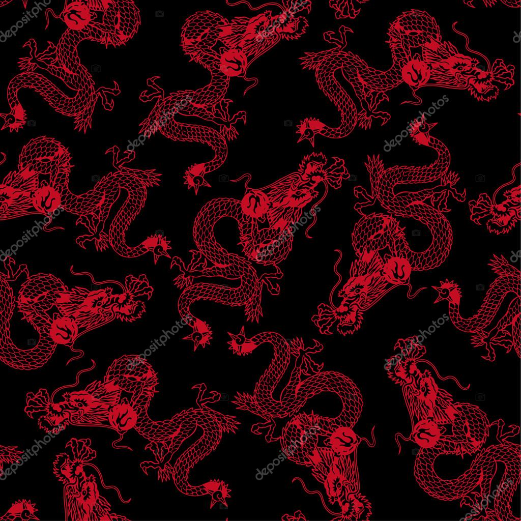 Dragon pattern Stock Vector by ©daicokuebisu 59518469