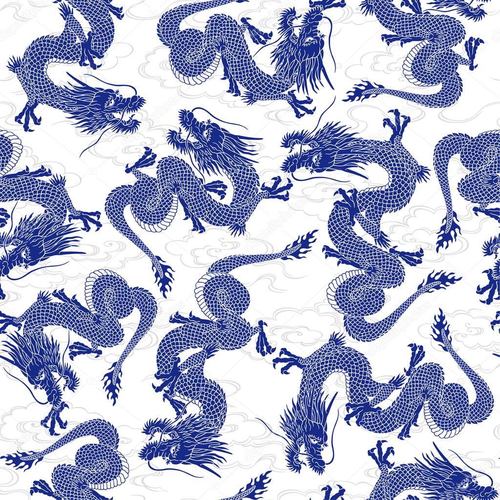 Dragon pattern Stock Vector Image by ©daicokuebisu #60106837