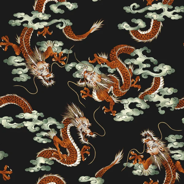 Japanese dragon pattern Stock Photo by ©daicokuebisu 76307325