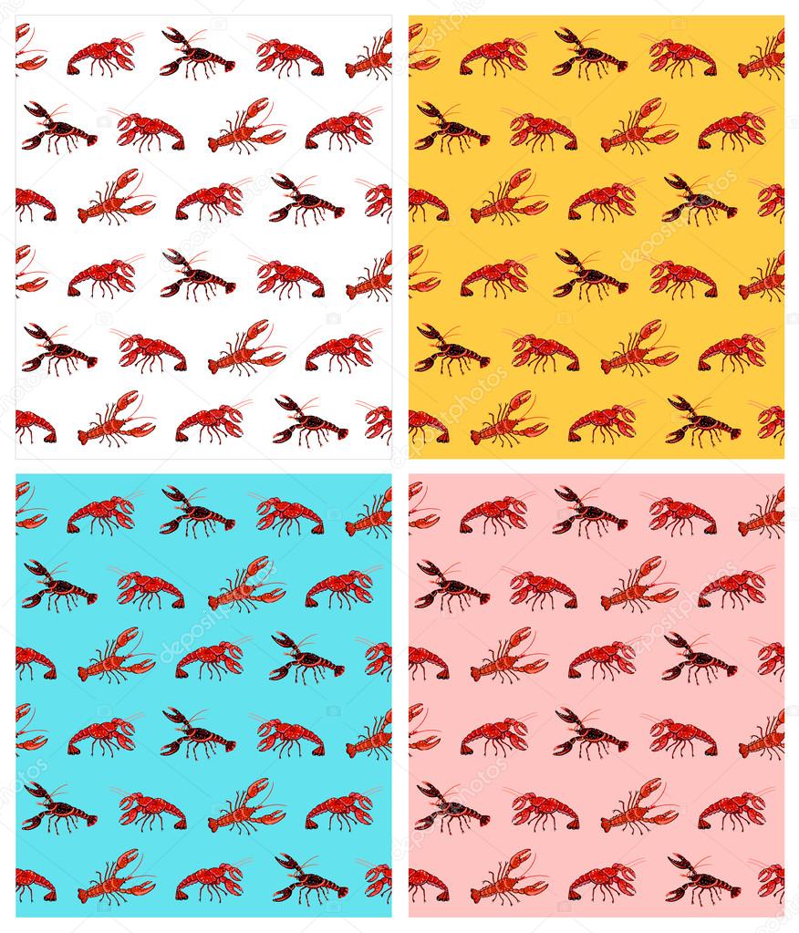 Crawfish pattern Stock Photo by ©daicokuebisu 76887979