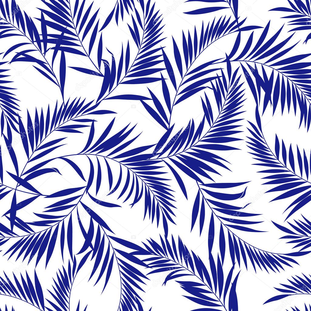 Tropical plants pattern Stock Vector Image by ©daicokuebisu #77917416