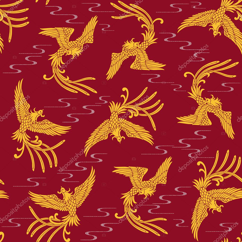 Oriental phoenix pattern Stock Vector Image by ©daicokuebisu #78102786