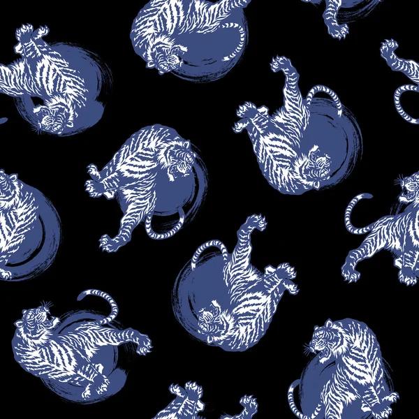 Japanese tiger Vector Art Stock Images | Depositphotos