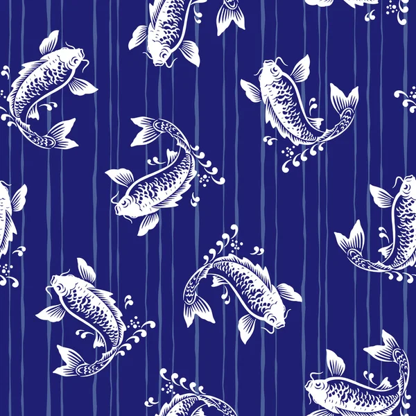 Japanese style carp pattern Stock Vector Image by ©daicokuebisu #90226372