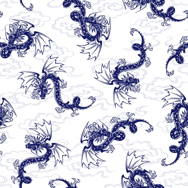 Dragon pattern Stock Vector Image by ©daicokuebisu #59518321