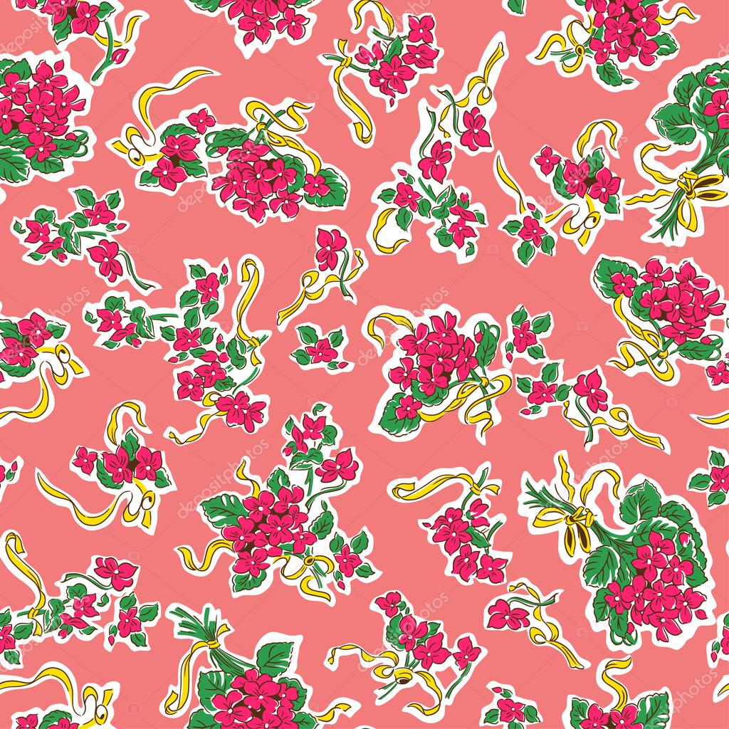 Flower illustration pattern Stock Vector Image by ©daicokuebisu #93486806