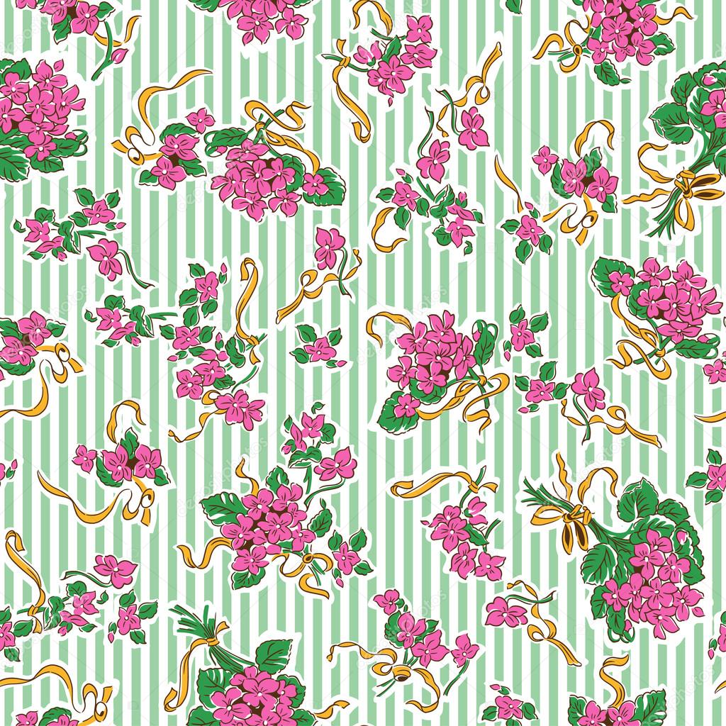 Flower illustration pattern — Stock Vector © daicokuebisu #93486930