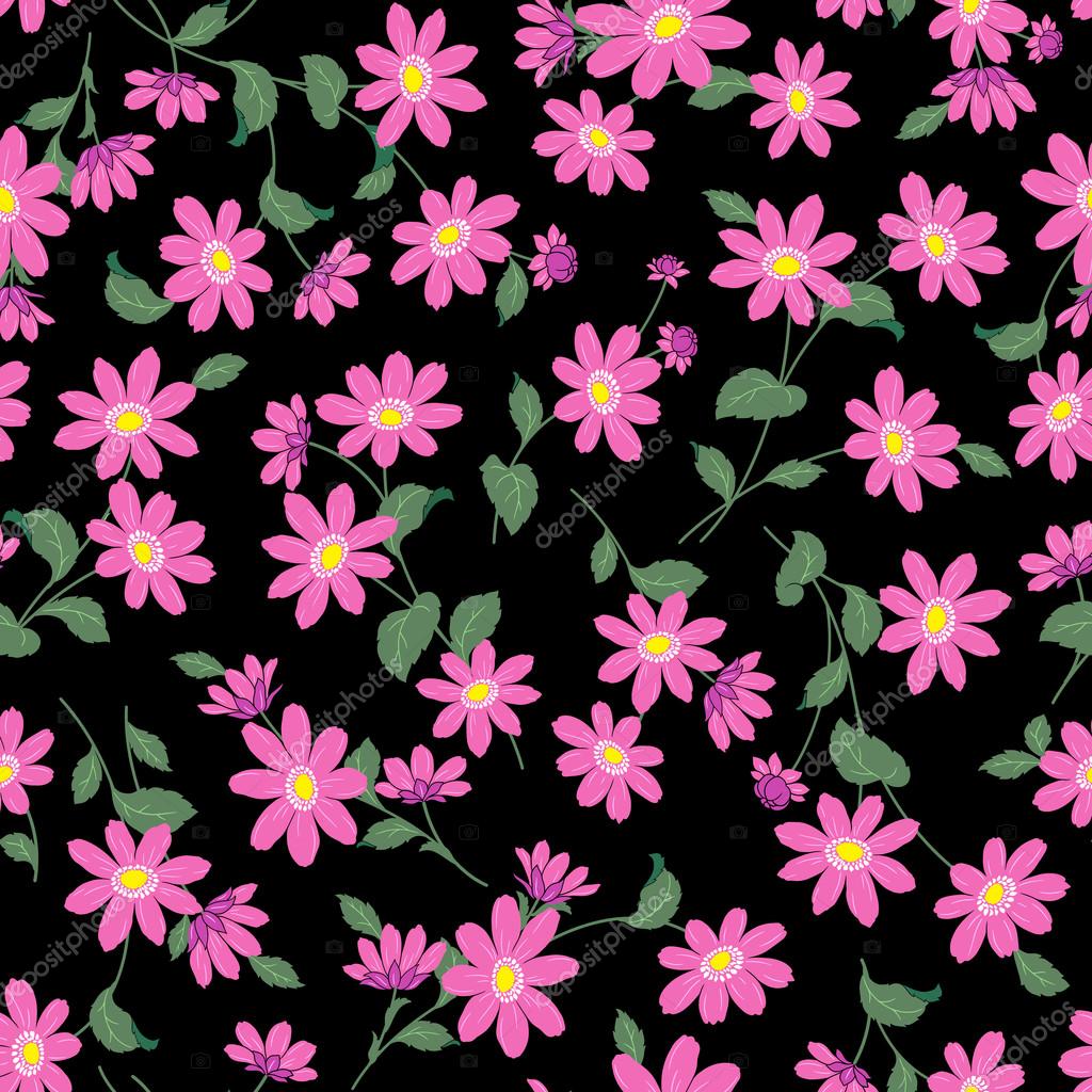 Flower illustration pattern Stock Vector Image by ©daicokuebisu #96355508