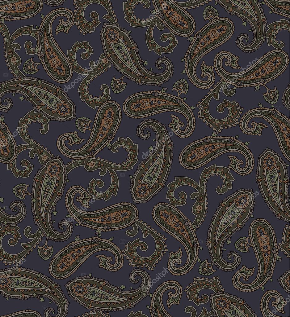Paisley design pattern ⬇ Vector Image by © daicokuebisu | Vector Stock ...