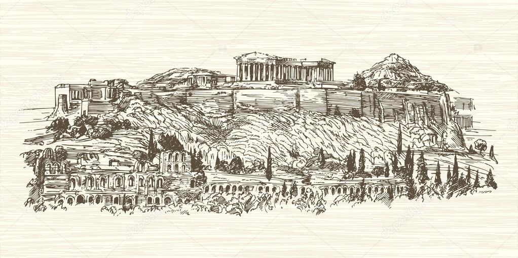 Acropolis Drawing