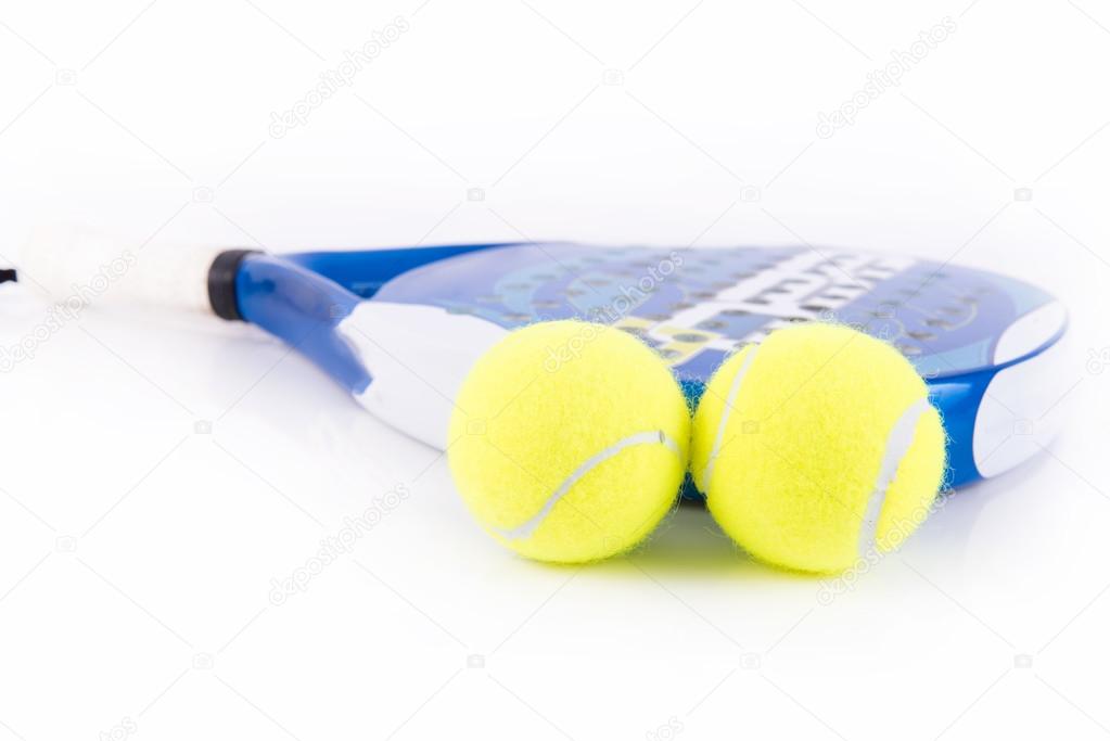 White and blue racket paddle Stock Photo by ©daniel_mr 113636110