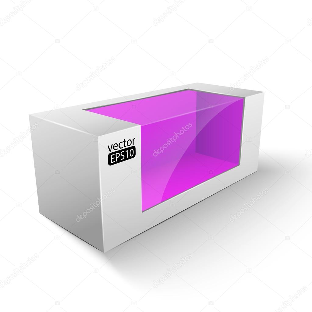 Package white box design Stock Vector by ©Netkoff 58299823