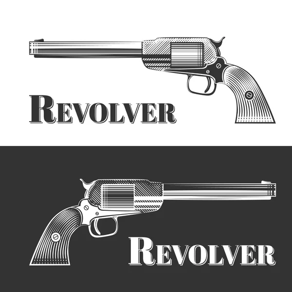 Six gun Vector Art Stock Images | Depositphotos