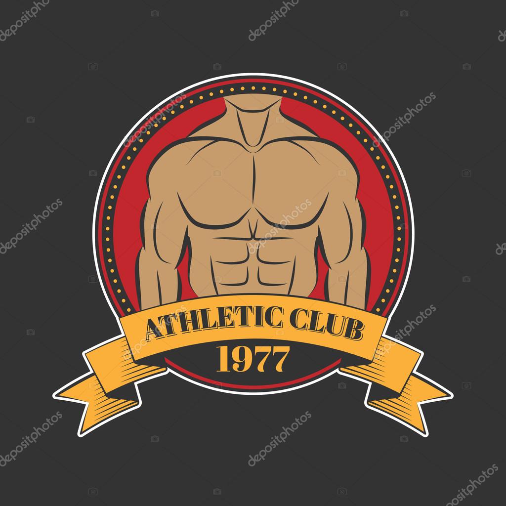 Logo para el deporte club atlético Vector de stock por ©Netkoff 68105609
