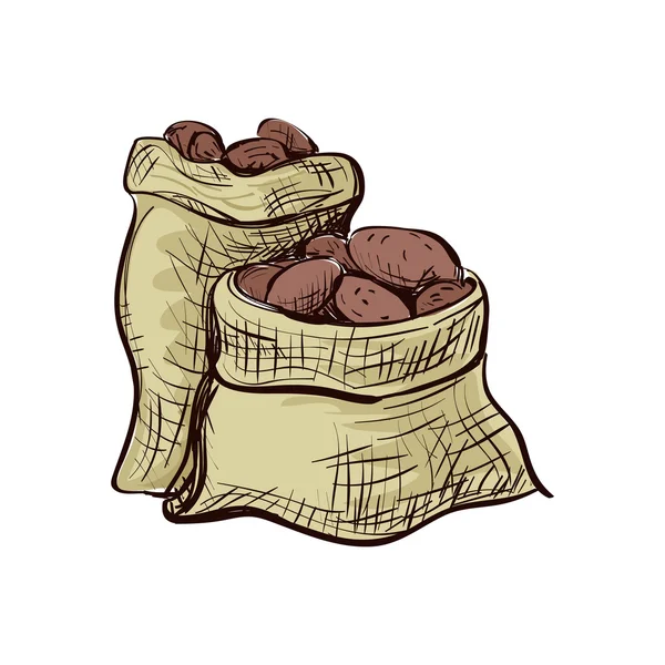 Potato sack Stock Vectors, Royalty Free Potato sack Illustrations ...