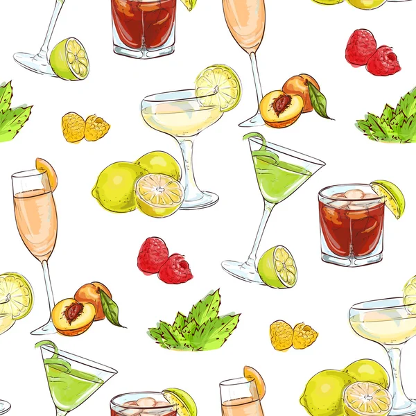 Cocktail background Vector Art Stock Images | Depositphotos