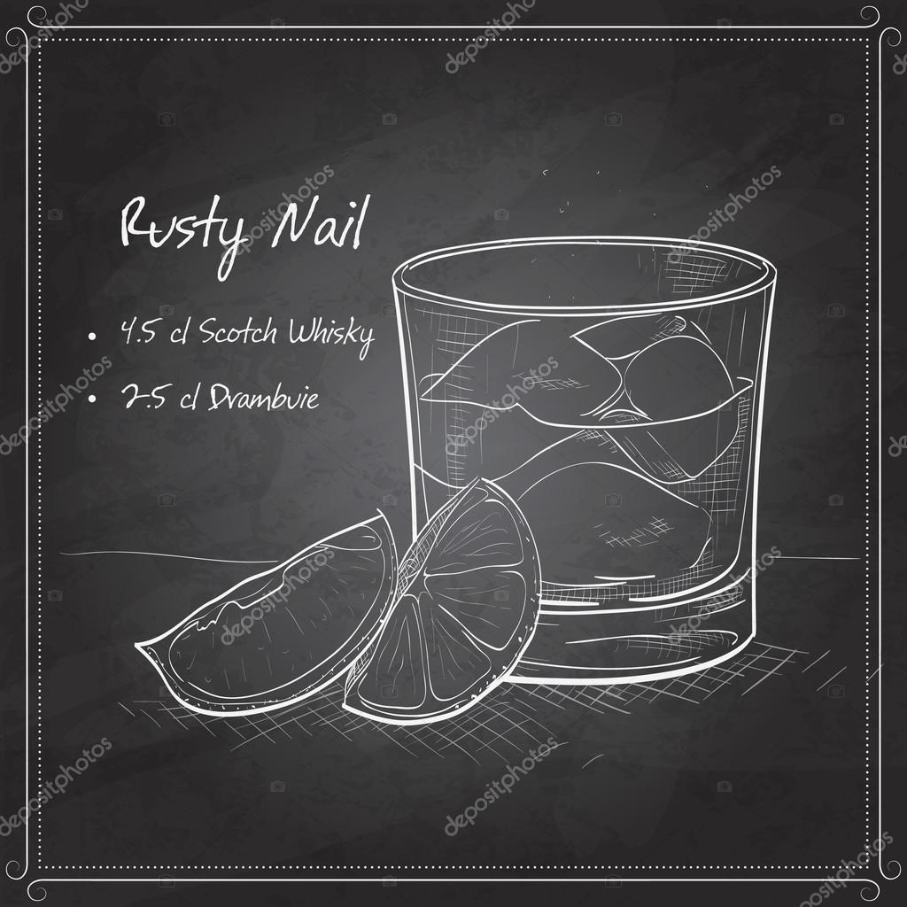 Rusty Nail Vector
