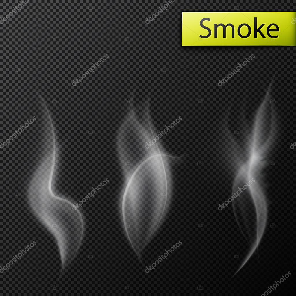 Smoke vectors on transparent background Stock Vector Image by ©Netkoff ...