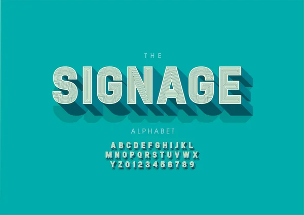 Stylized Signature Alphabet Font Vector Illustration Stock Vector by ...