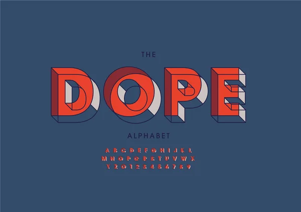 Stylized Graphic Alphabet Font Vector Stock Vector by ©Passionartist ...