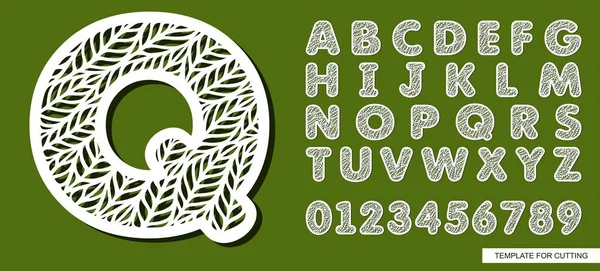 Fonta Hijau Yang Terbuat Dari Daun Segar Kata Musim Semi Vektor Stok ...