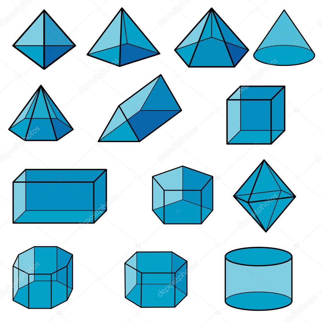 3d Cone Shape Clipart