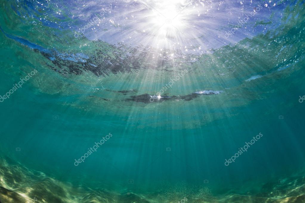 Ocean Surface Underwater