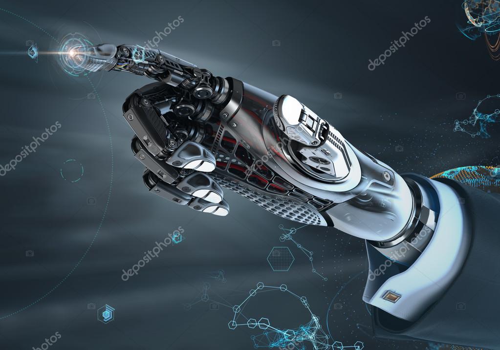High Quality Robotic Mechanical Hand Design Concept Stock Photo by ...