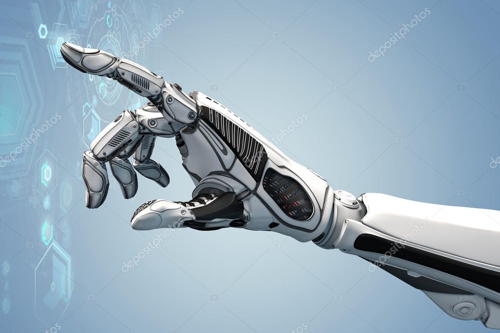 Robotic mechanical arm Stock Photo by ©vitaliy_sokol 99285086
