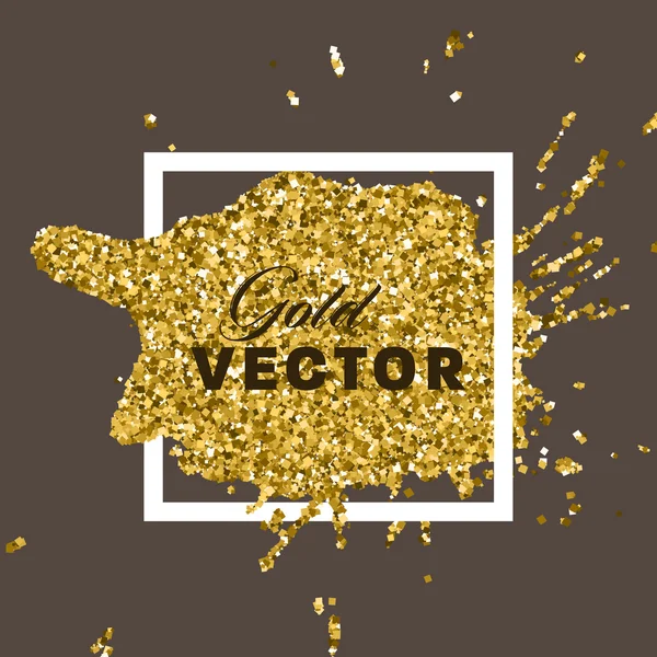 Gold paint splash Vector Art Stock Images | Depositphotos